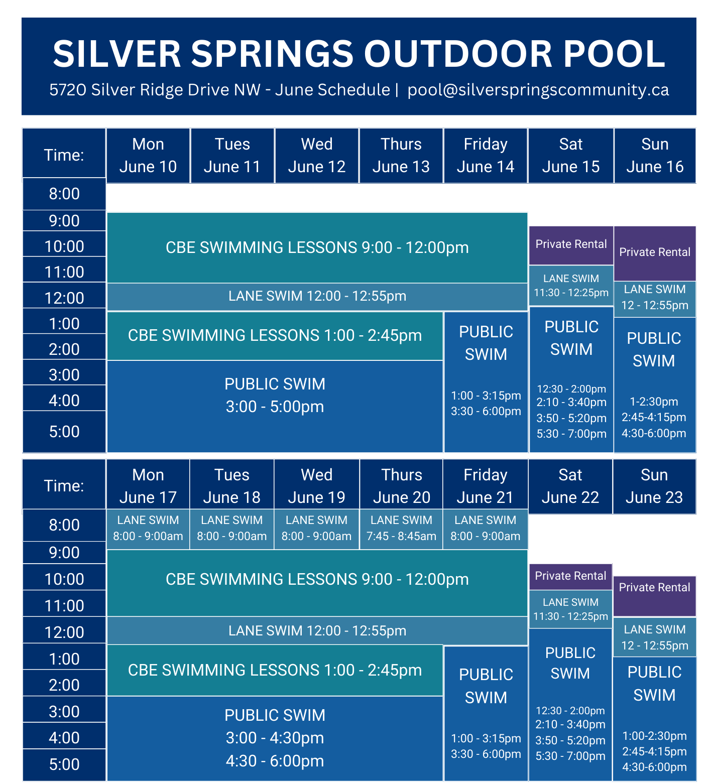 Silver Springs Outdoor Pool – Silver Springs Community Association